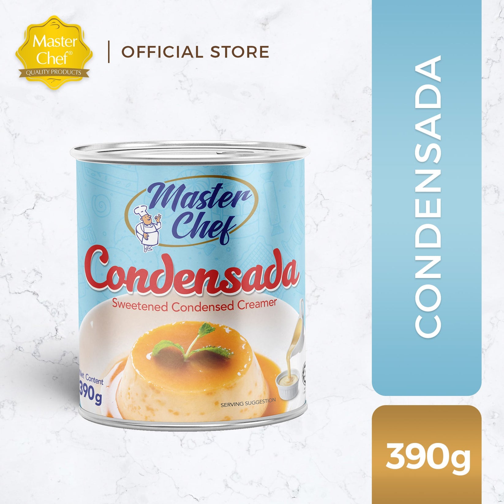 Master Chef Sweetened Condensed Creamer 390g (Condensada)