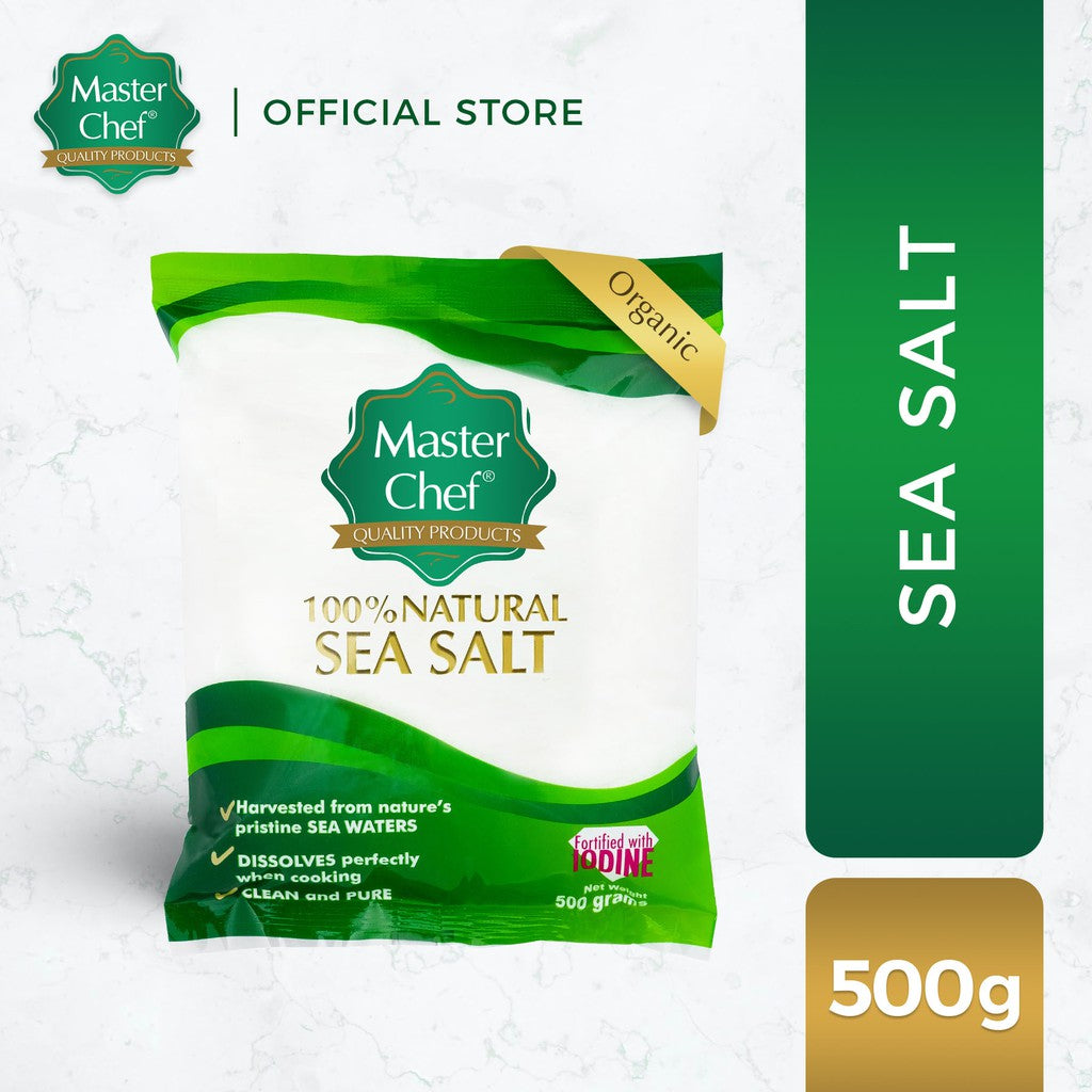 Master Chef 100% Natural Sea Salt 500g (Vegan, Keto Seasoning)